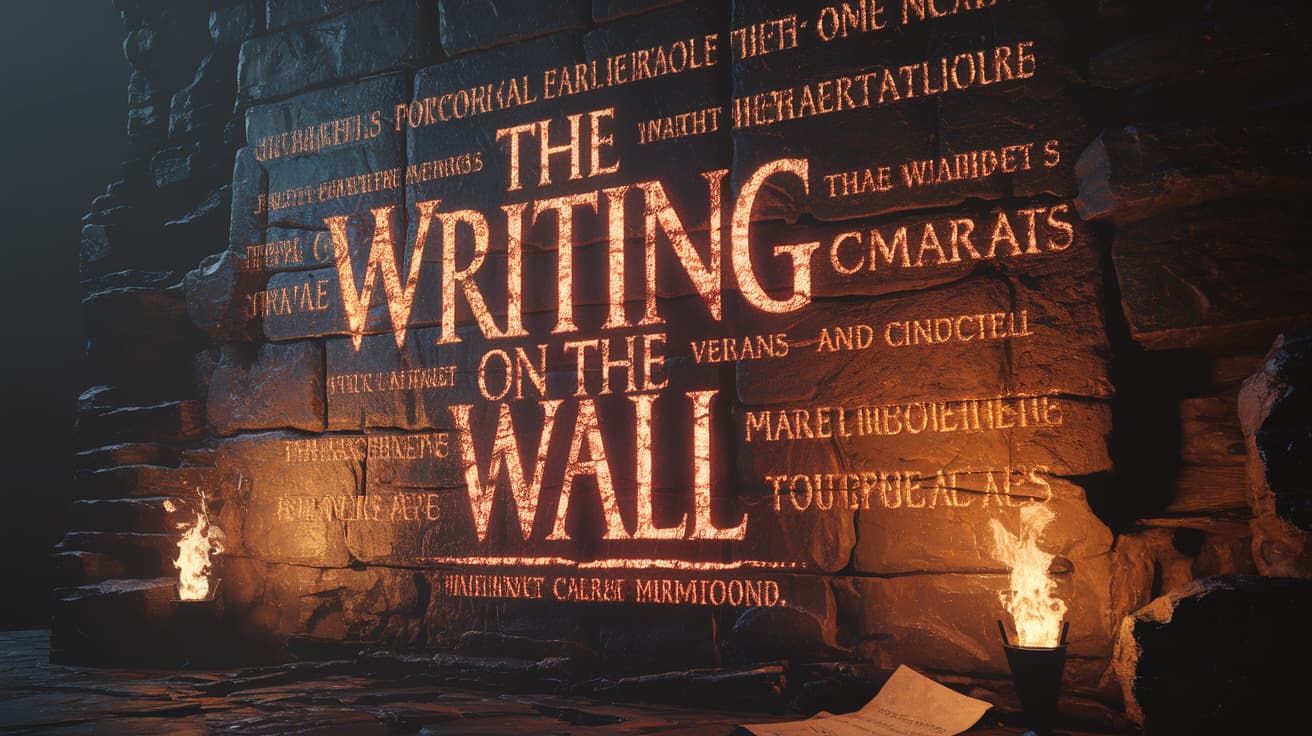 Seeing the Signs: The Origin of ‘The Writing on the Wall’ – Why Do They ...